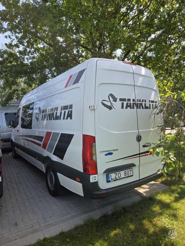 White Mercedes-Benz Sprinter 2021 in Kursenai, with an engine capacity of 2.10 L and mileage of 466 thousand km for 11495 €, photo 3 on AUTOMOTO.COM.LV