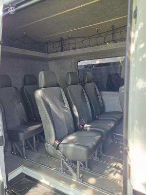 White Mercedes-Benz Sprinter 2021 in Kursenai, with an engine capacity of 2.10 L and mileage of 466 thousand km for 11495 €, photo 5 on AUTOMOTO.COM.LV