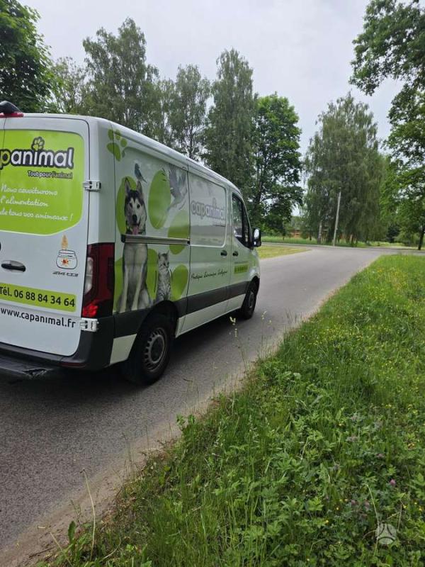 White Mercedes-Benz Sprinter 2021 in Taurage, with an engine capacity of 2.10 L and mileage of 288 thousand km for 12400 €, photo 7 on AUTOMOTO.COM.LV