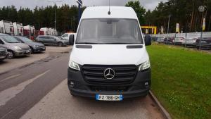 White Mercedes-Benz Sprinter 2021 in Vilnius, with an engine capacity of 2.14 L and mileage of 296 thousand km for 9950 €, photo 3 on AUTOMOTO.COM.LV