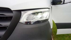 White Mercedes-Benz Sprinter 2021 in Vilnius, with an engine capacity of 2.14 L and mileage of 296 thousand km for 9950 €, photo 12 on AUTOMOTO.COM.LV