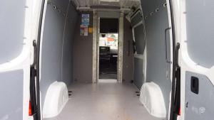 White Mercedes-Benz Sprinter 2021 in Vilnius, with an engine capacity of 2.14 L and mileage of 296 thousand km for 9950 €, photo 15 on AUTOMOTO.COM.LV