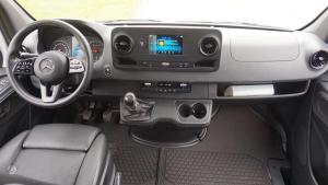 White Mercedes-Benz Sprinter 2021 in Vilnius, with an engine capacity of 2.14 L and mileage of 296 thousand km for 9950 €, photo 16 on AUTOMOTO.COM.LV