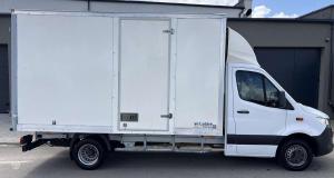 White Mercedes-Benz Sprinter 2021 in Kaunas, with an engine capacity of 2.14 L and mileage of 200 thousand km for 15900 €, photo 7 on AUTOMOTO.COM.LV