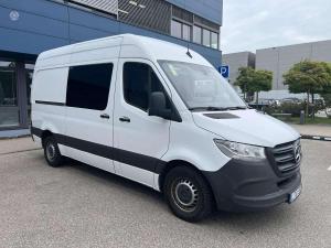 White Mercedes-Benz Sprinter 2021 in Vievis, with an engine capacity of 1.95 L and mileage of 826 thousand km for 11000 €, photo 3 on AUTOMOTO.COM.LV