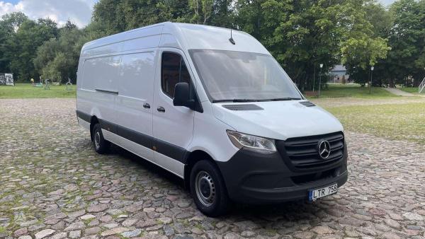 White Mercedes-Benz Sprinter 2021 in Silute, with an engine capacity of 2.20 L and mileage of 0 thousand km for 38000 €, photo 3 on AUTOMOTO.COM.LV