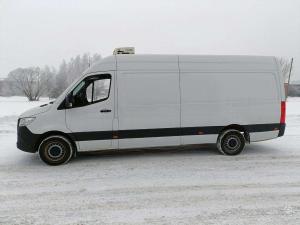 White Mercedes-Benz Sprinter 2022 in Kaunas, with an engine capacity of 1.95 L and mileage of 99 thousand km for 27830 €, photo  on AUTOMOTO.COM.LV