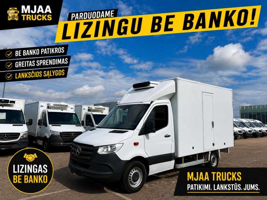 Balts Mercedes-Benz Sprinter 2022 Viļņa, ar dzinēja tilpumu 1.95 L un nobraukumu 206 tūkst. km par 19900 €, foto 1 vietnē AUTOMOTO.COM.LV