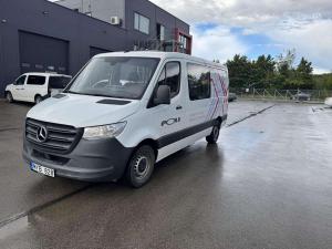 White Mercedes-Benz Sprinter 2022 in Kaunas, with an engine capacity of 1.95 L and mileage of 226 thousand km for 19360 €, photo 4 on AUTOMOTO.COM.LV