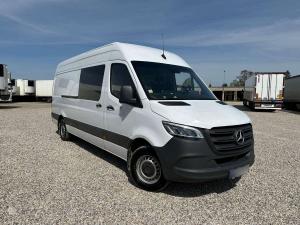 White Mercedes-Benz Sprinter 2023 in Kaunas, with an engine capacity of 1.95 L and mileage of 385 thousand km for 33275 €, photo  on AUTOMOTO.COM.LV