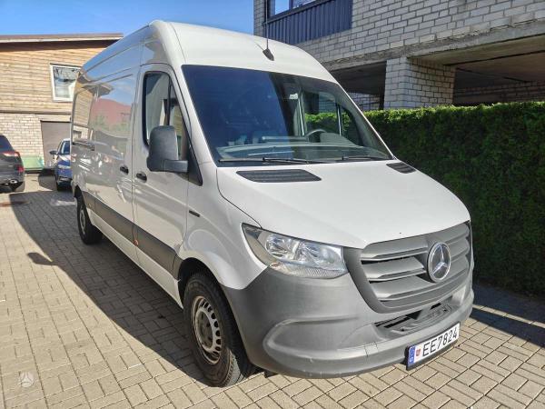 Balts Mercedes-Benz Sprinter 2023 Kauņa, ar dzinēja tilpumu 0.00 L un nobraukumu 25 tūkst. km par 21780 €, foto 1 vietnē AUTOMOTO.COM.LV