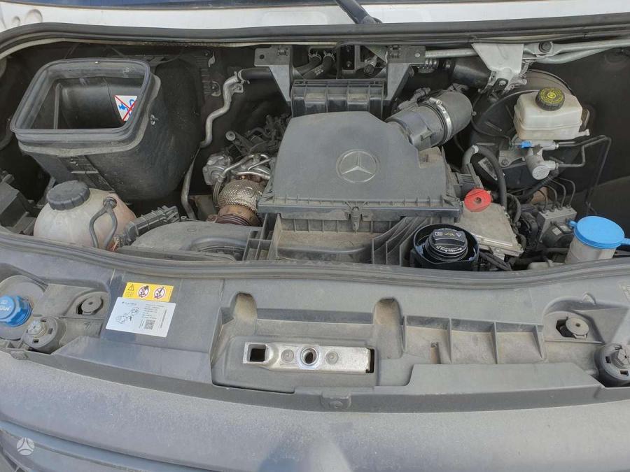 White Mercedes-Benz Sprinter 2023 in Taurage, with an engine capacity of 2.00 L and mileage of 207 thousand km for 16900 €, photo 50 on AUTOMOTO.COM.LV