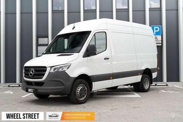 White Mercedes-Benz Sprinter 2023 in Vilnius, with an engine capacity of 1.95 L and mileage of 179 thousand km for 27950 €, photo 1 on AUTOMOTO.COM.LV