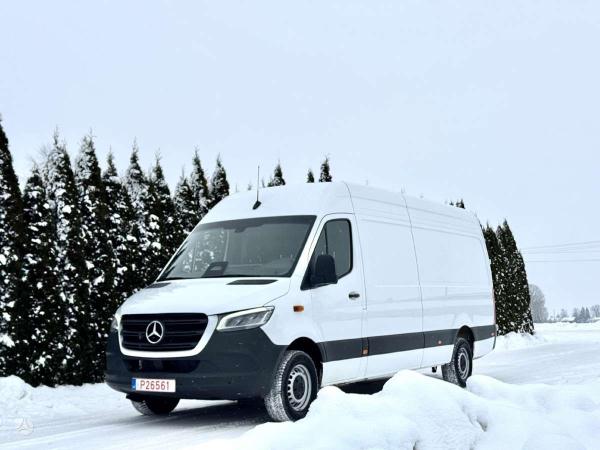Balts Mercedes-Benz Sprinter 2024 Kauņa, ar dzinēja tilpumu 1.99 L un nobraukumu 14 tūkst. km par 42955 €, foto 1 vietnē AUTOMOTO.COM.LV