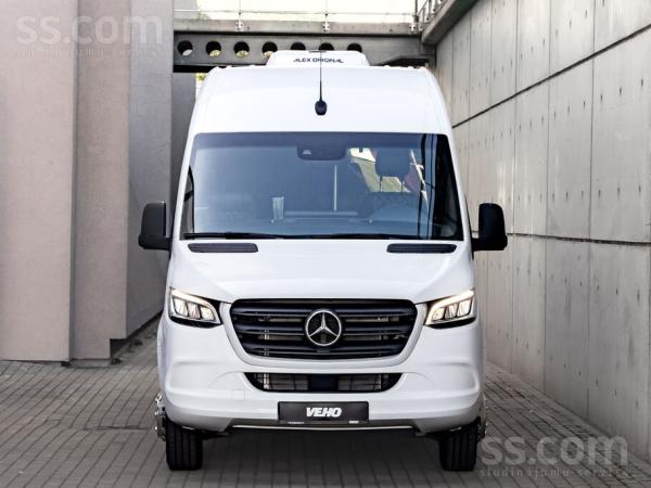 White Mercedes-Benz Sprinter 2025 in Riga, with an engine capacity of 2.00 L and mileage of 280 thousand km for 109900 €, photo 2 on AUTOMOTO.COM.LV
