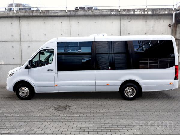 White Mercedes-Benz Sprinter 2025 in Riga, with an engine capacity of 2.00 L and mileage of 280 thousand km for 109900 €, photo 7 on AUTOMOTO.COM.LV