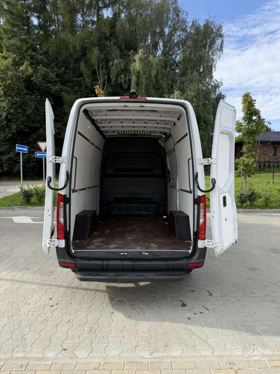 White Mercedes-Benz Sprinter 2025 in Vilnius, with an engine capacity of 2.00 L and mileage of 7 thousand km for 41000 €, photo 11 on AUTOMOTO.COM.LV