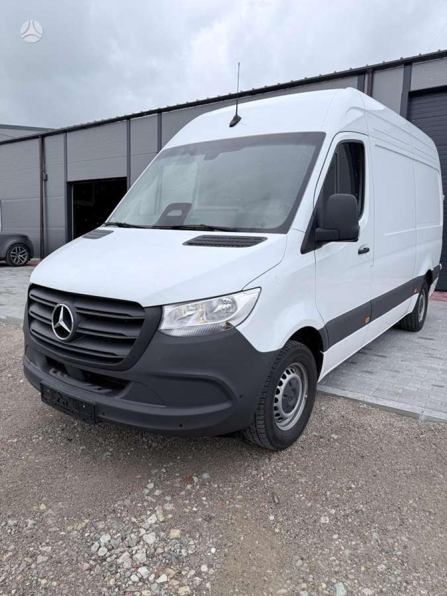 White Mercedes-Benz Sprinter 2025 in Kaunas, with an engine capacity of 1.95 L and mileage of 11 thousand km for 40900 €, photo 1 on AUTOMOTO.COM.LV