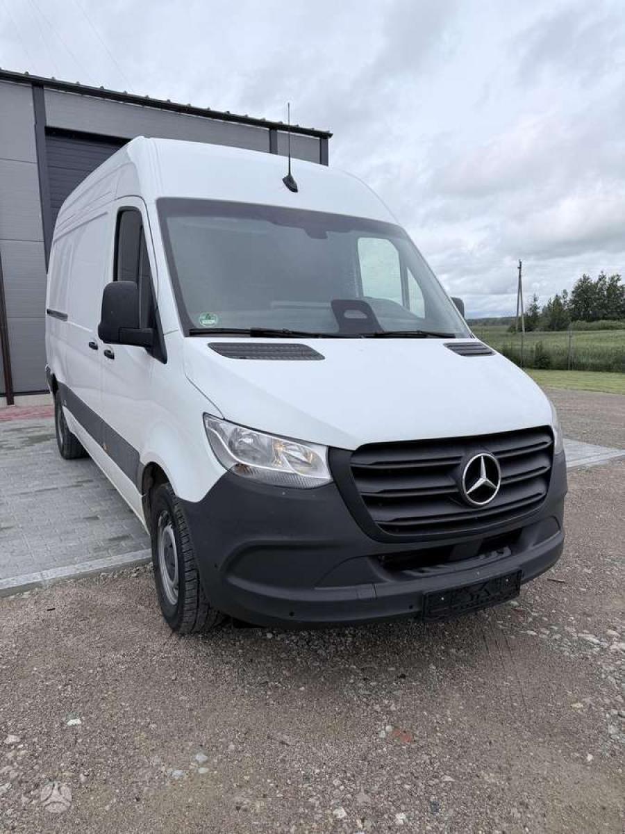 White Mercedes-Benz Sprinter 2025 in Kaunas, with an engine capacity of 1.95 L and mileage of 11 thousand km for 40900 €, photo 3 on AUTOMOTO.COM.LV