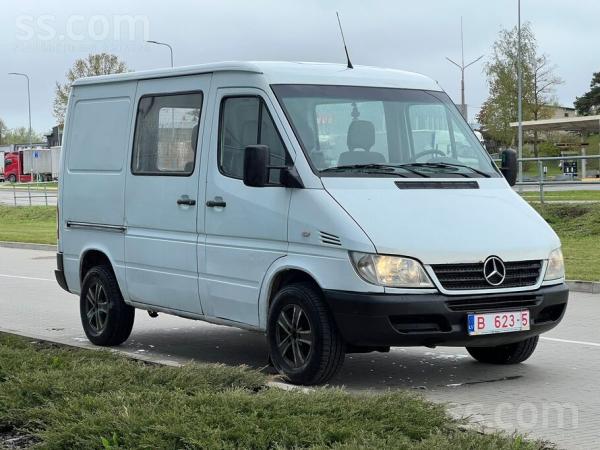 White Mercedes-Benz Sprinter 2002 in Rezekne, with an engine capacity of 2.20 L and mileage of 0 thousand km for 2700 €, photo 2 on AUTOMOTO.COM.LV