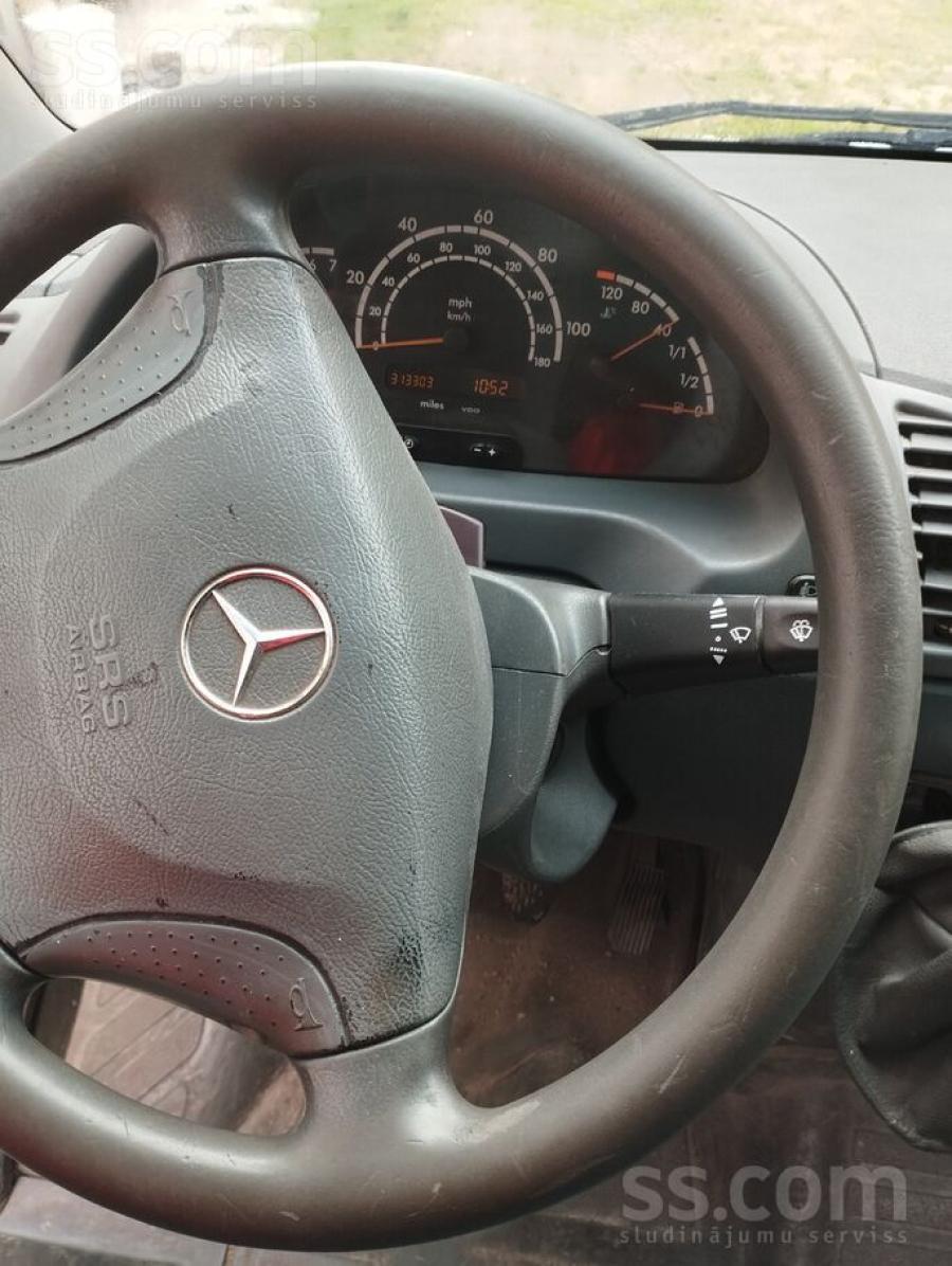 White Mercedes-Benz Sprinter 2002 in Daugavpils, with an engine capacity of 2.60 L and mileage of 313 thousand km for 3450 €, photo 7 on AUTOMOTO.COM.LV
