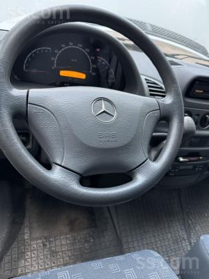 White Mercedes-Benz Sprinter 2003 in Riga, with an engine capacity of 2.20 L and mileage of 216 thousand km for 2990 €, photo  on AUTOMOTO.COM.LV