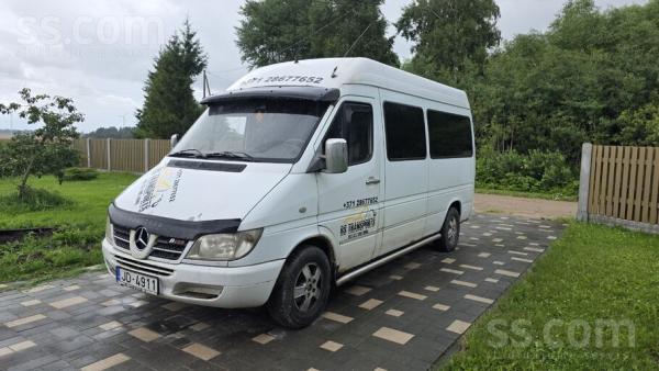 White Mercedes-Benz Sprinter 2004 in Liepaja, with an engine capacity of 2.20 L and mileage of 487 thousand km for 4000 €, photo 1 on AUTOMOTO.COM.LV