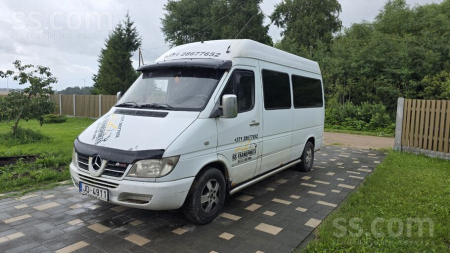 Balts Mercedes-Benz Sprinter 2004 Liepāja, ar dzinēja tilpumu 2.20 L un nobraukumu 487 tūkst. km par 4000 €, foto 1 vietnē AUTOMOTO.COM.LV