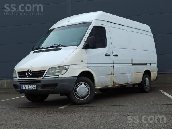 White Mercedes-Benz Sprinter 2005 in Riga, with an engine capacity of 2.20 L and mileage of 0 thousand km for 4795 €, photo 1 on AUTOMOTO.COM.LV