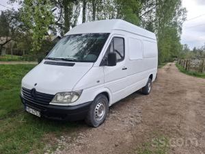 White Mercedes-Benz Sprinter 2005 in Riga, with an engine capacity of 2.20 L and mileage of 0 thousand km for 3950 €, photo  on AUTOMOTO.COM.LV