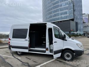 White Mercedes-Benz Sprinter 2007 in Riga, with an engine capacity of 2.20 L and mileage of 209 thousand km for 8900 €, photo 9 on AUTOMOTO.COM.LV