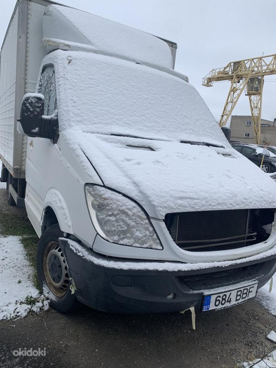 White Mercedes-Benz Sprinter 2007 in Narva, with an engine capacity of 2.10 L and mileage of 289 thousand km for 5000 €, photo 17 on AUTOMOTO.COM.LV