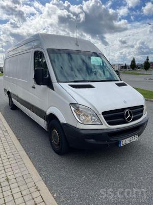 White Mercedes-Benz Sprinter 2007 in Riga, with an engine capacity of 2.20 L and mileage of 310 thousand km for 3000 €, photo  on AUTOMOTO.COM.LV