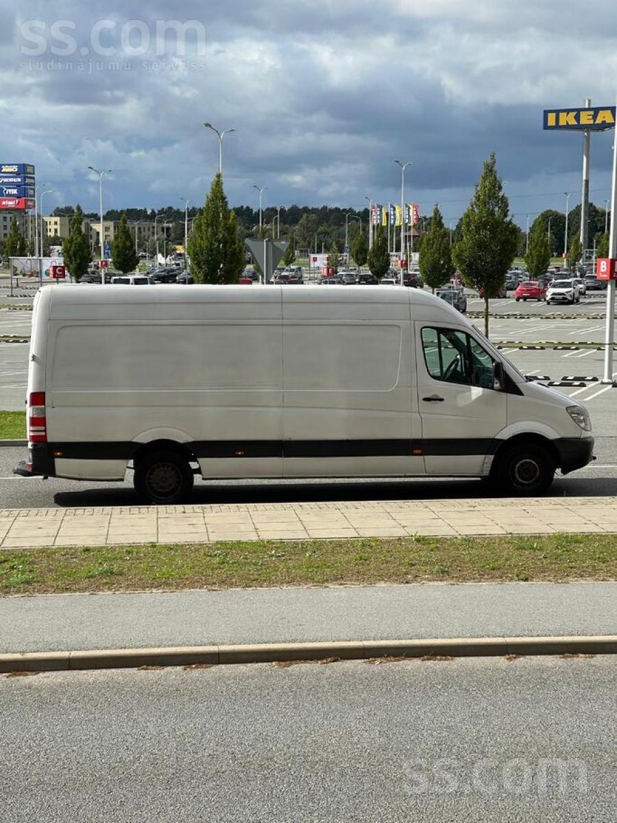 White Mercedes-Benz Sprinter 2007 in Riga, with an engine capacity of 2.20 L and mileage of 310 thousand km for 3000 €, photo 11 on AUTOMOTO.COM.LV