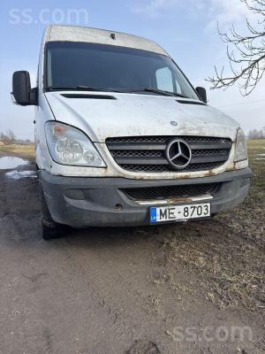White Mercedes-Benz Sprinter 2009 in Jelgava, with an engine capacity of 2.20 L and mileage of 570 thousand km for 2600 €, photo  on AUTOMOTO.COM.LV