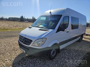White Mercedes-Benz Sprinter 2010 in Riga, with an engine capacity of 2.20 L and mileage of 451 thousand km for 6900 €, photo  on AUTOMOTO.COM.LV
