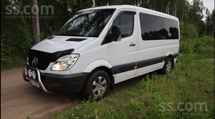 Balts Mercedes-Benz Sprinter 2011 Bauska, ar dzinēja tilpumu 3.00 L un nobraukumu 412 tūkst. km par 11000 €, foto 1 vietnē AUTOMOTO.COM.LV