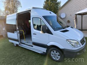 White Mercedes-Benz Sprinter 2011 in Preili, with an engine capacity of 2.20 L and mileage of 567 thousand km for 7500 €, photo 5 on AUTOMOTO.COM.LV