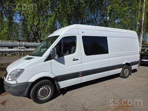 White Mercedes-Benz Sprinter 2011 in Riga, with an engine capacity of 2.10 L and mileage of 497 thousand km for 9900 €, photo 4 on AUTOMOTO.COM.LV