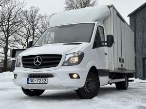 White Mercedes-Benz Sprinter 2013 in Riga, with an engine capacity of 2.20 L and mileage of 263 thousand km for 15125 €, photo  on AUTOMOTO.COM.LV