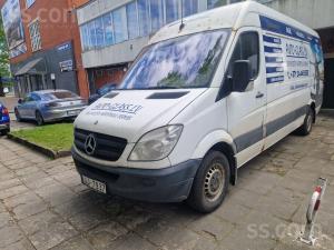 White Mercedes-Benz Sprinter 2013 in Riga, with an engine capacity of 2.20 L and mileage of 589 thousand km for 5300 €, photo 3 on AUTOMOTO.COM.LV