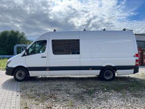 White Mercedes-Benz Sprinter 2013 in Riga, with an engine capacity of 2.20 L and mileage of 337 thousand km for 7500 €, photo  on AUTOMOTO.COM.LV