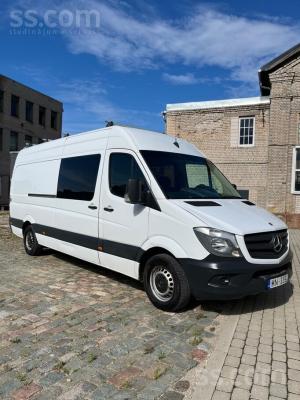 White Mercedes-Benz Sprinter 2013 in Riga, with an engine capacity of 2.20 L and mileage of 337 thousand km for 7500 €, photo 13 on AUTOMOTO.COM.LV