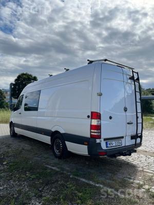 White Mercedes-Benz Sprinter 2013 in Riga, with an engine capacity of 2.20 L and mileage of 337 thousand km for 7500 €, photo 14 on AUTOMOTO.COM.LV