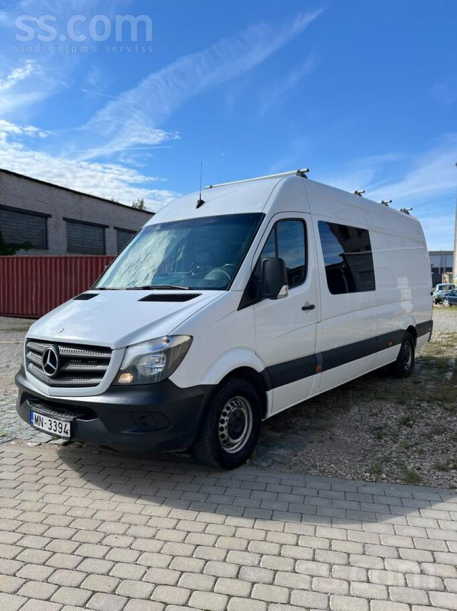 White Mercedes-Benz Sprinter 2013 in Riga, with an engine capacity of 2.20 L and mileage of 337 thousand km for 7500 €, photo 16 on AUTOMOTO.COM.LV