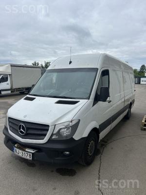 White Mercedes-Benz Sprinter 2014 in Riga, with an engine capacity of 2.20 L and mileage of 470 thousand km for 6900 €, photo 4 on AUTOMOTO.COM.LV