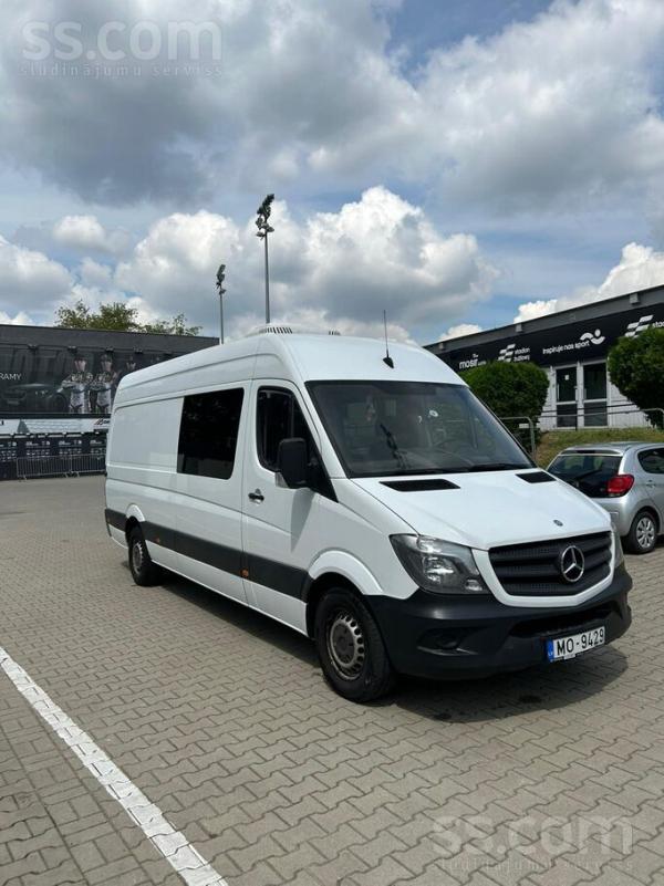 Balts Mercedes-Benz Sprinter 2014 Krāslava, ar dzinēja tilpumu 2.10 L un nobraukumu 378 tūkst. km par 8500 €, foto 1 vietnē AUTOMOTO.COM.LV