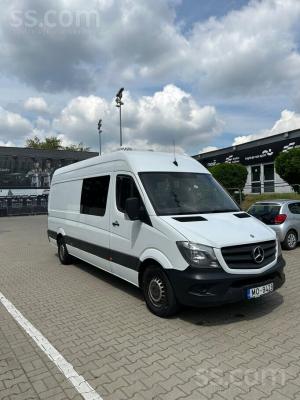 Balts Mercedes-Benz Sprinter 2014 Krāslava, ar dzinēja tilpumu 2.10 L un nobraukumu 378 tūkst. km par 8500 €, foto  vietnē AUTOMOTO.COM.LV