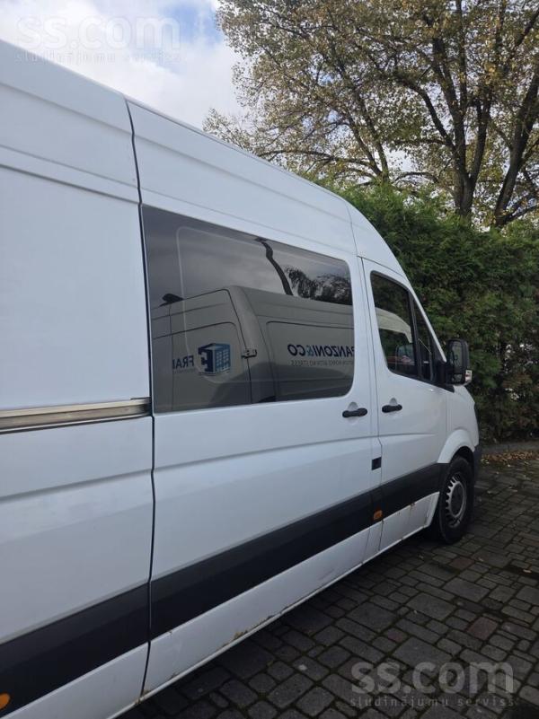 White Mercedes-Benz Sprinter 2014 in Riga, with an engine capacity of 2.10 L and mileage of 270 thousand km for 10000 €, photo 10 on AUTOMOTO.COM.LV