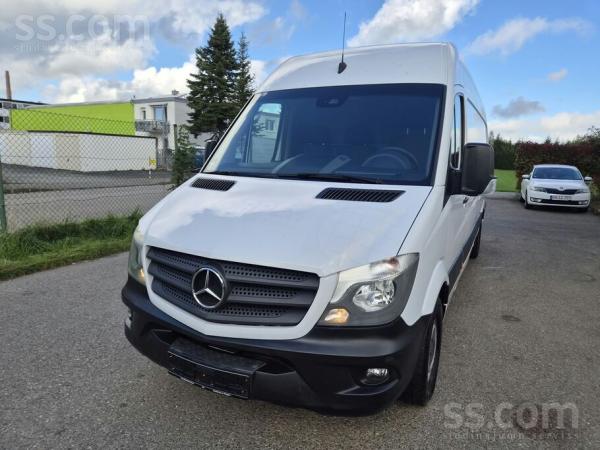 White Mercedes-Benz Sprinter 2015 in Riga, with an engine capacity of 2.20 L and mileage of 240 thousand km for 13950 €, photo 1 on AUTOMOTO.COM.LV